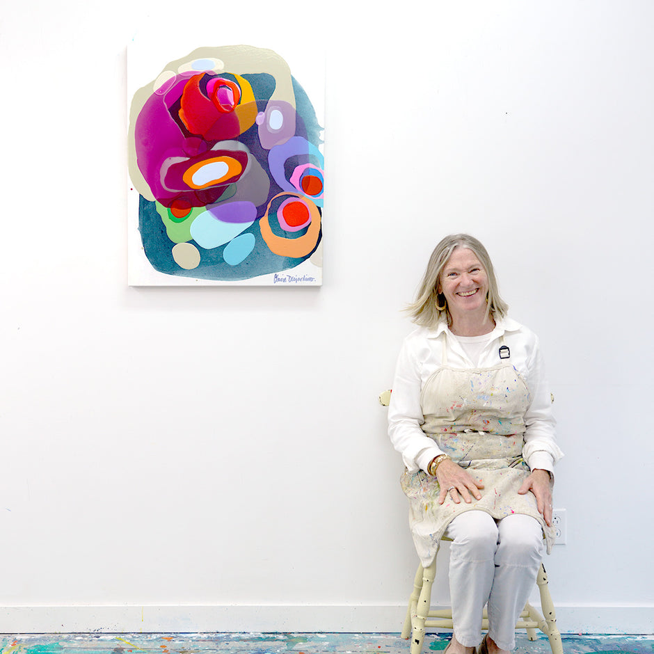 Original painting collections - abstract artist Claire Desjardins ...