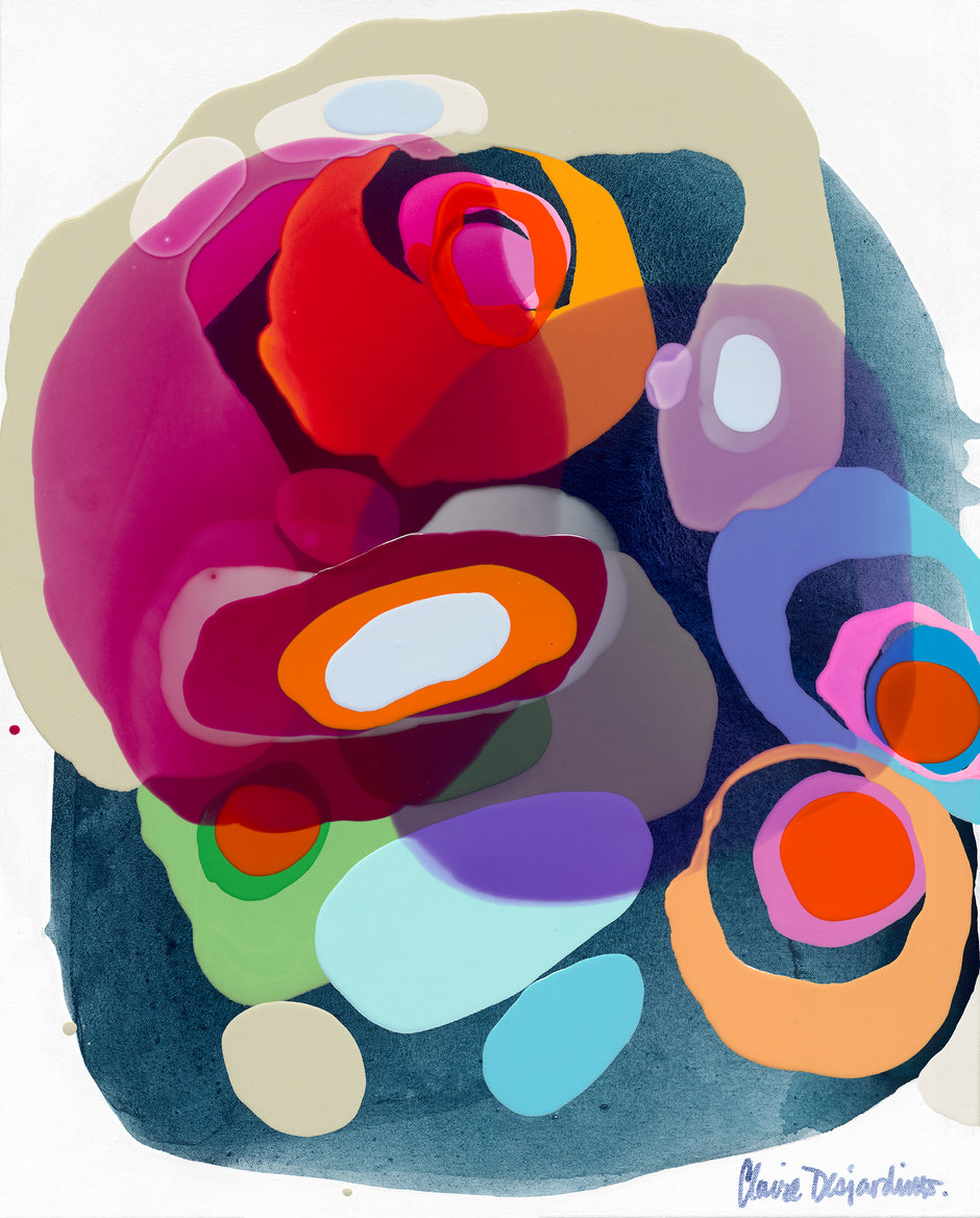Original painting collections - abstract artist Claire Desjardins ...